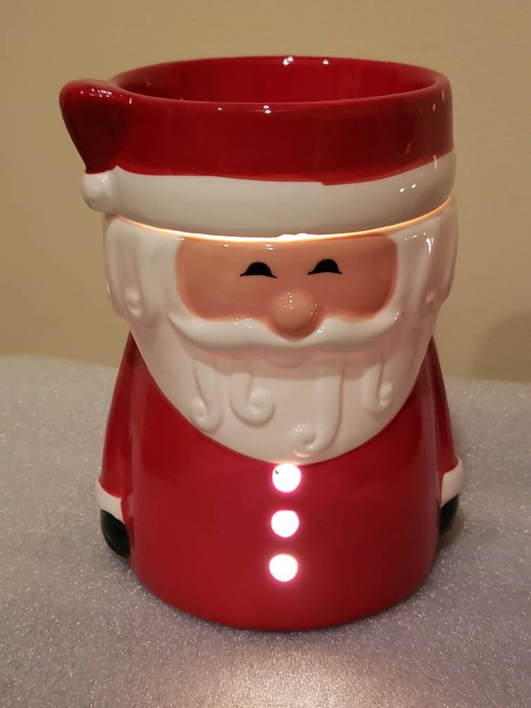 Santa Claus Wax Melt Warmer/tart Warmer/ceramic/electric/christmas ...