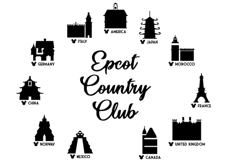 Epcot Country Club Png Svg - Etsy