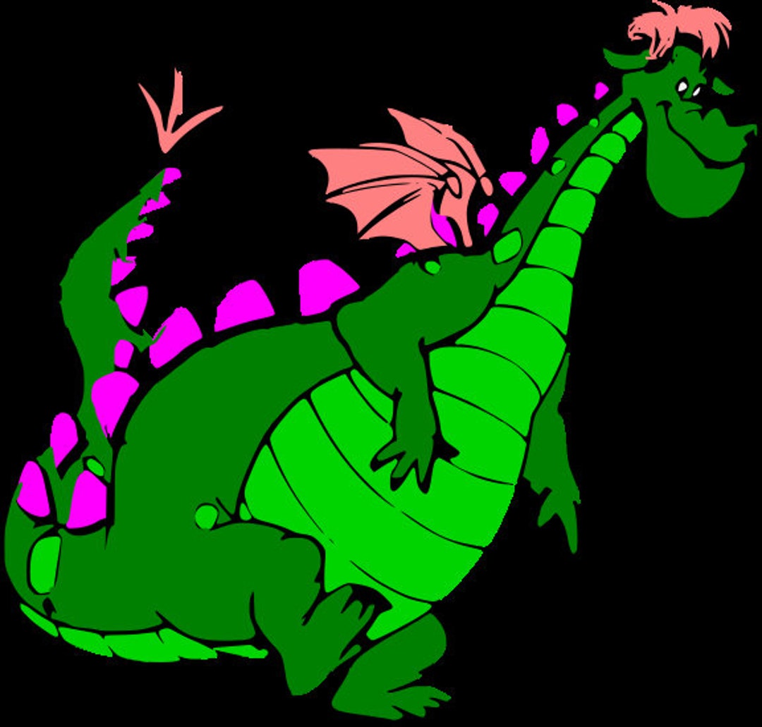 Flying Elliott the Dragon Svg - Etsy