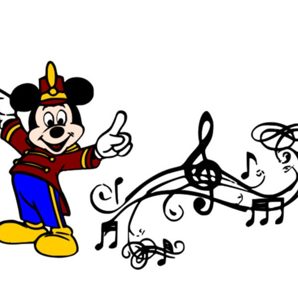Mickey Mouse Leader of the Band - Etsy