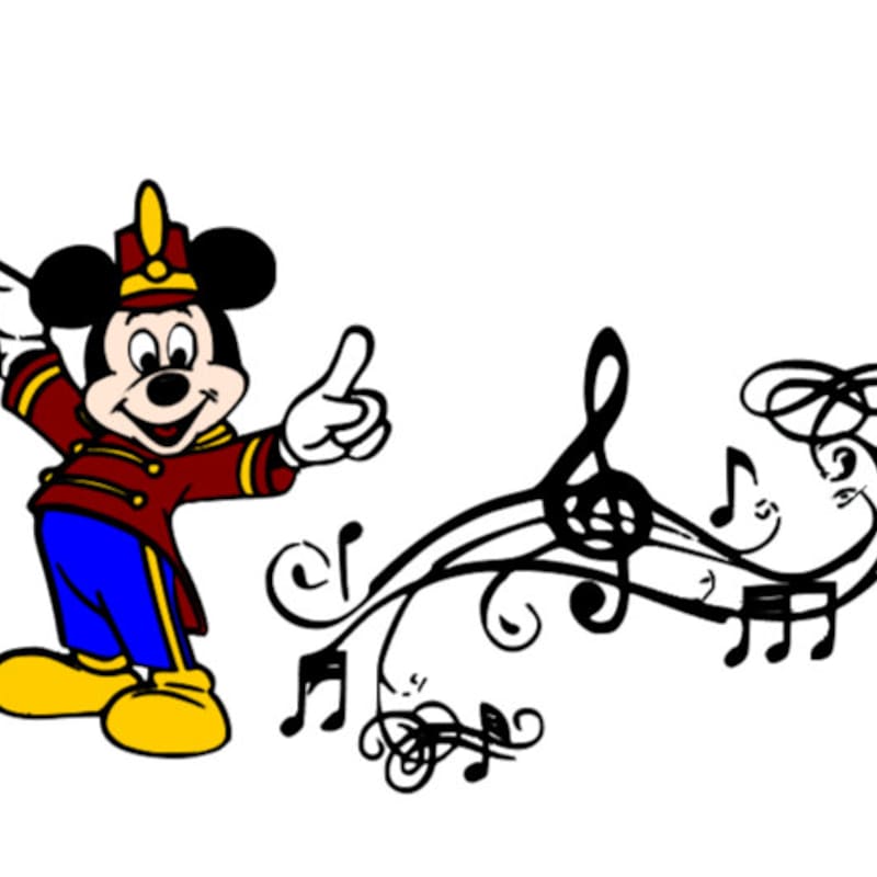 Mickey Marching Band - Etsy