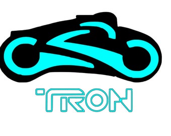 Tron Movie Light Cycle MacBook Vinyl Rub-on Decal Sticker Sci Fi ...