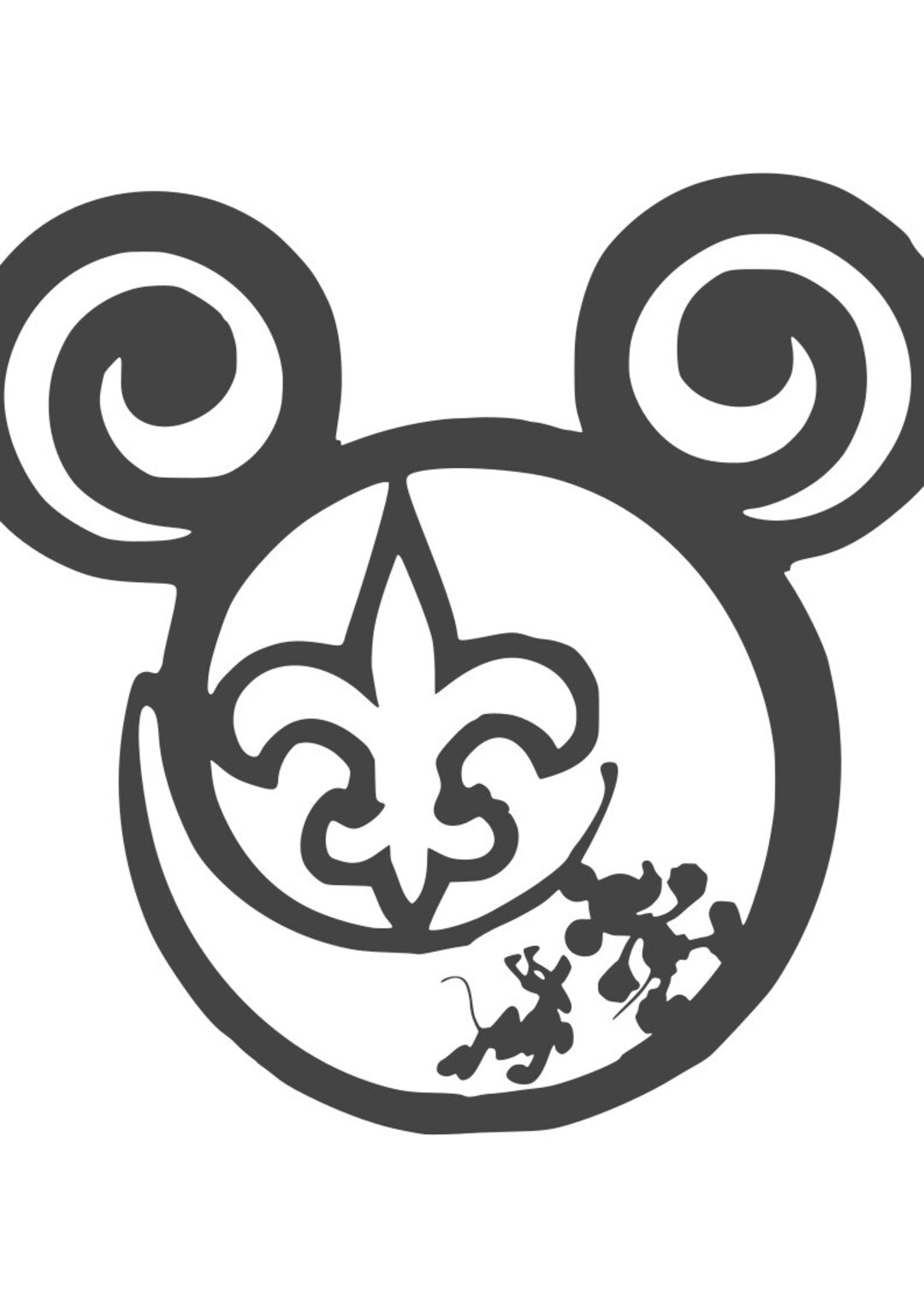 Saints Mickey Mouse Fan Who Dat - Etsy