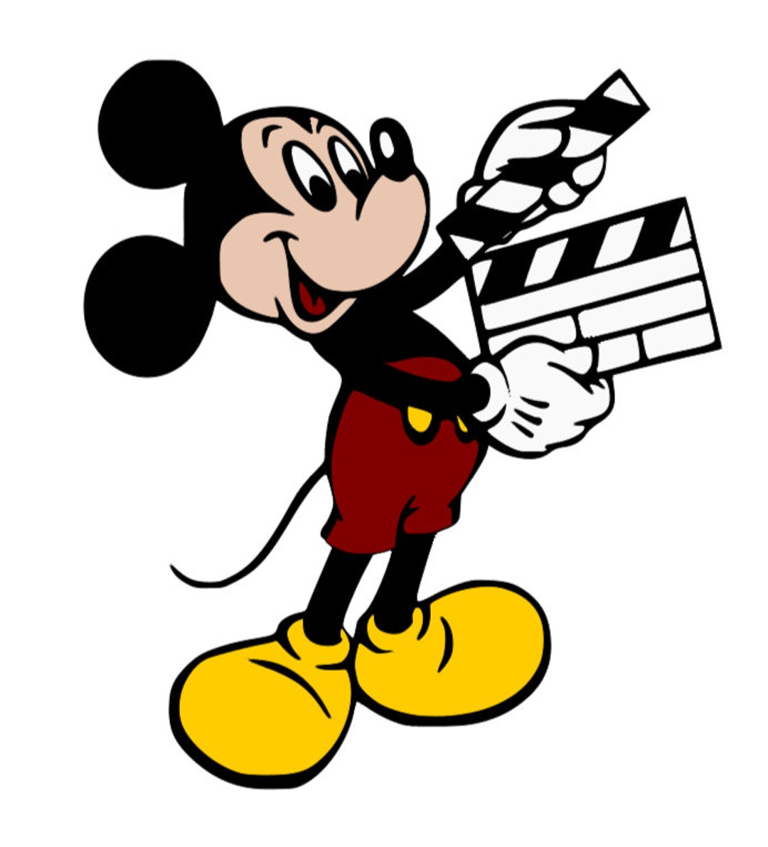 Mickey Mouse Clapboard Svg Png - Etsy