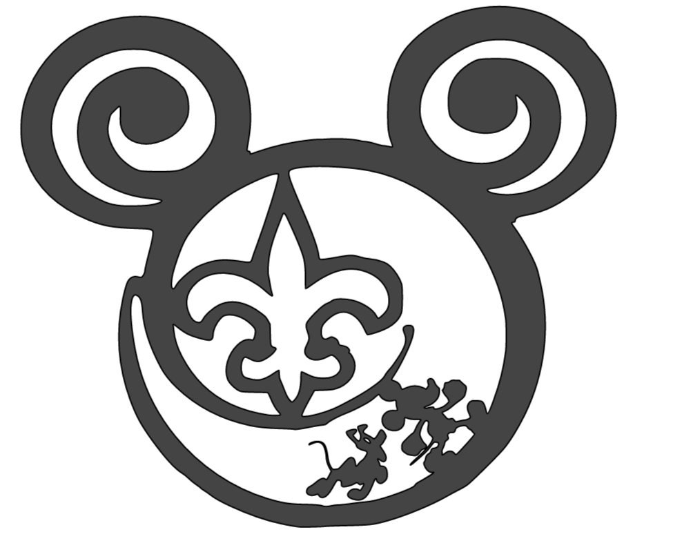 Saints Mickey Mouse fan Who Dat - Etsy España