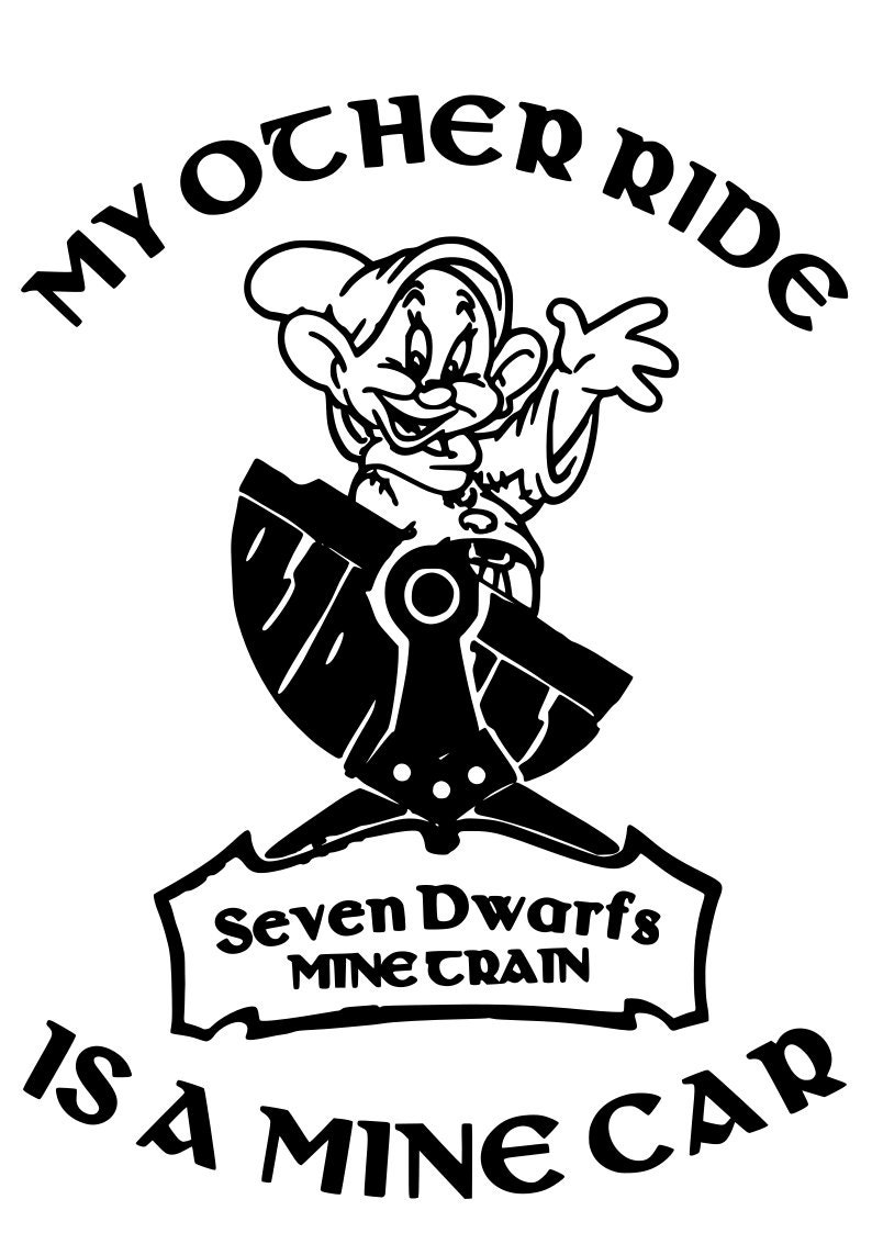 My Other Ride is a Mine Car - Etsy