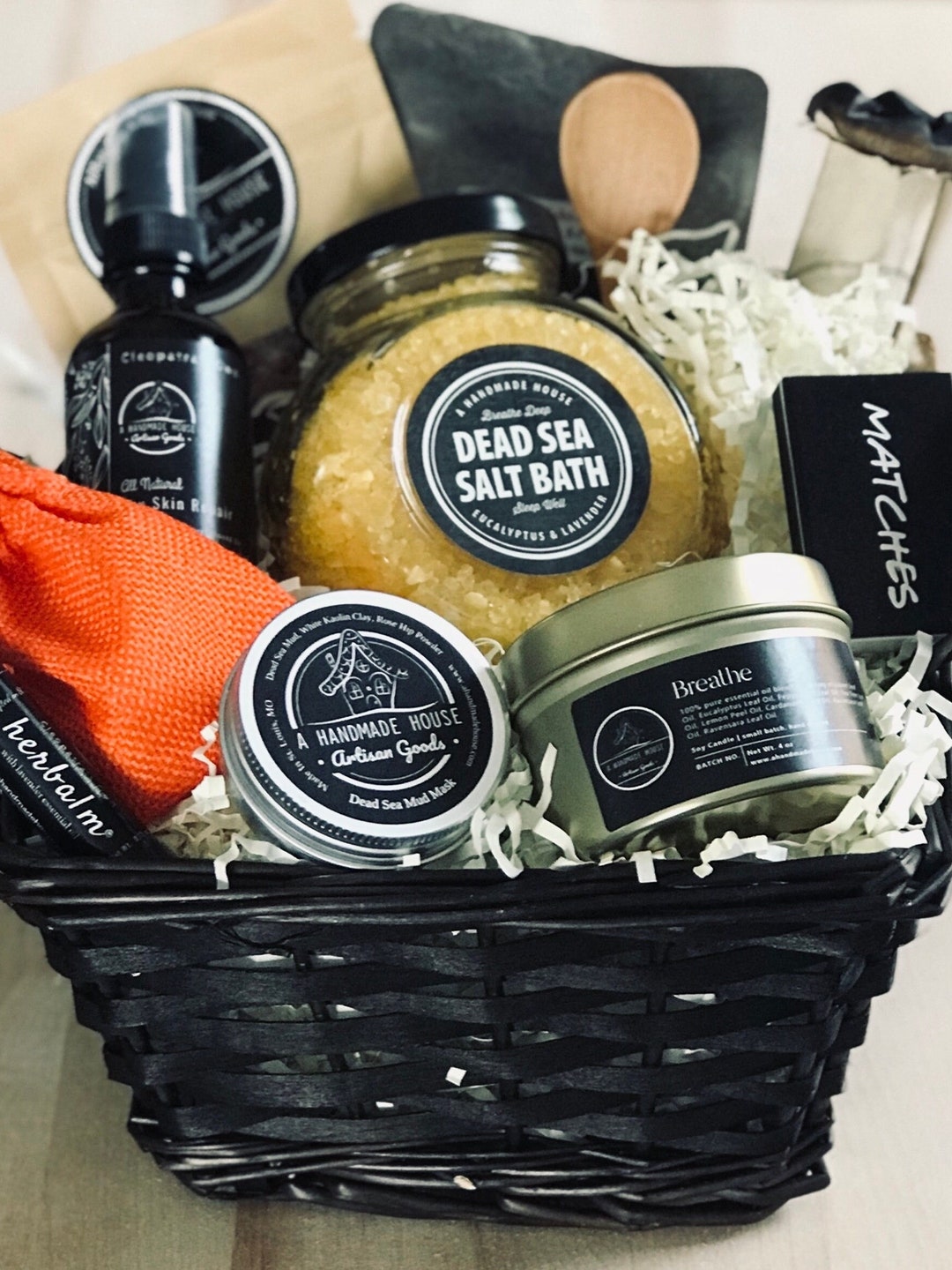 At Home Spa Gift Basket Hostess Gift Housewarming Gift New - Etsy