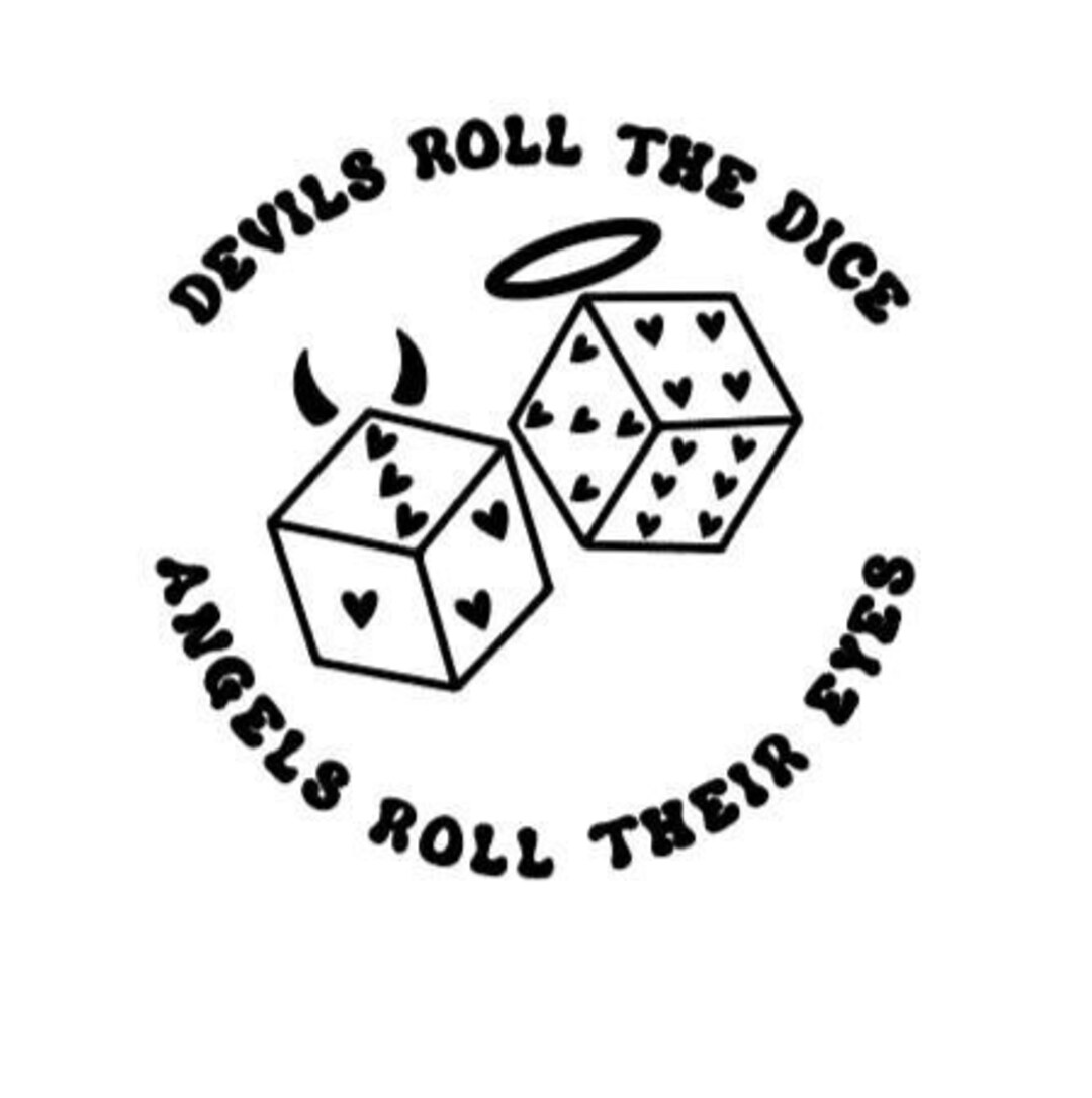 Taylor Swift Inspired Vinyl Sticker devils Roll the Dice, Angels Roll ...
