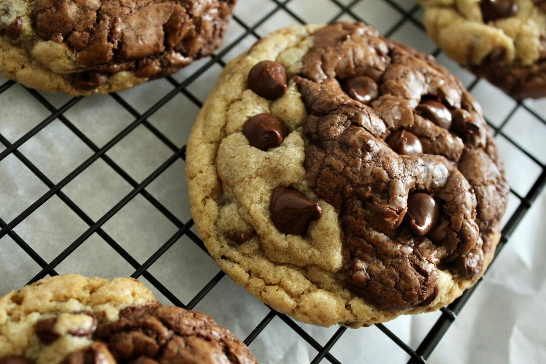 Chocolate Chocolate Chip Cookie Duos, Holiday Gifts, Edible Gifts ...