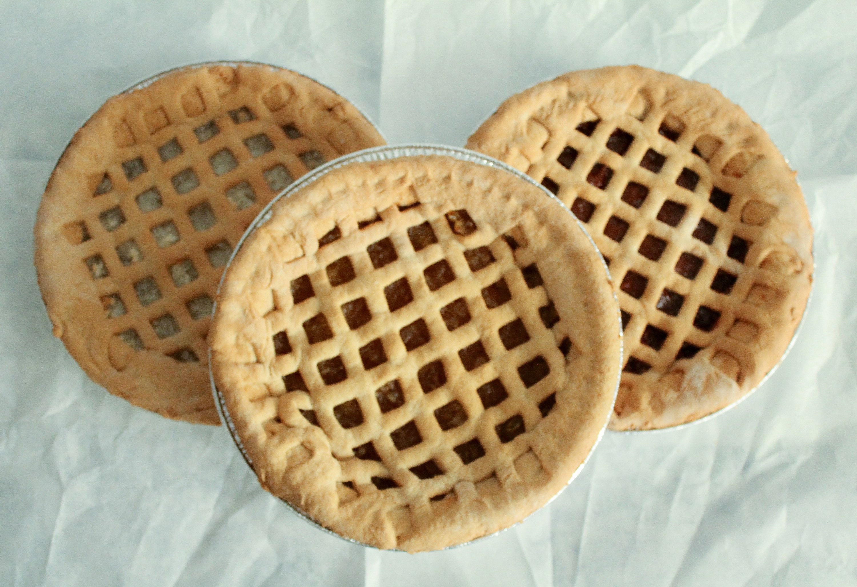 Virgin Islands Tart Trio, Coconut Tart, Pineapple Tart, Guava Tart ...