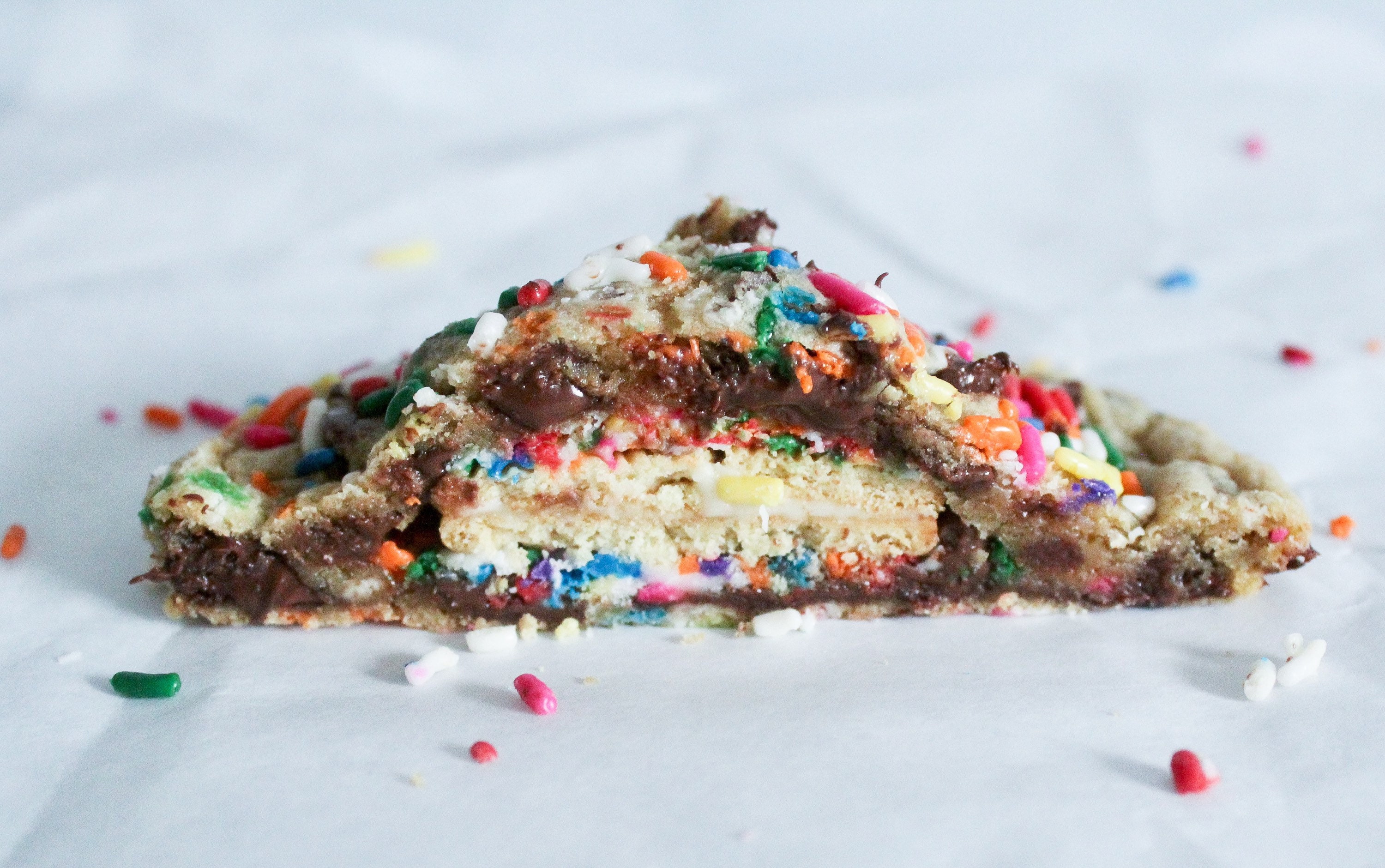 Jumbo Birthday Surprise Golden Oreo Stuffed Cookies Stuffed | Etsy