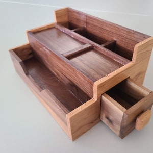 Desktop Organizer Caddy Woodworking Plans - Etsy