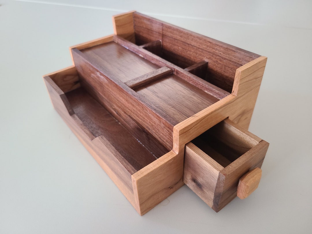 Desktop Organizer Caddy Woodworking Plans - Etsy