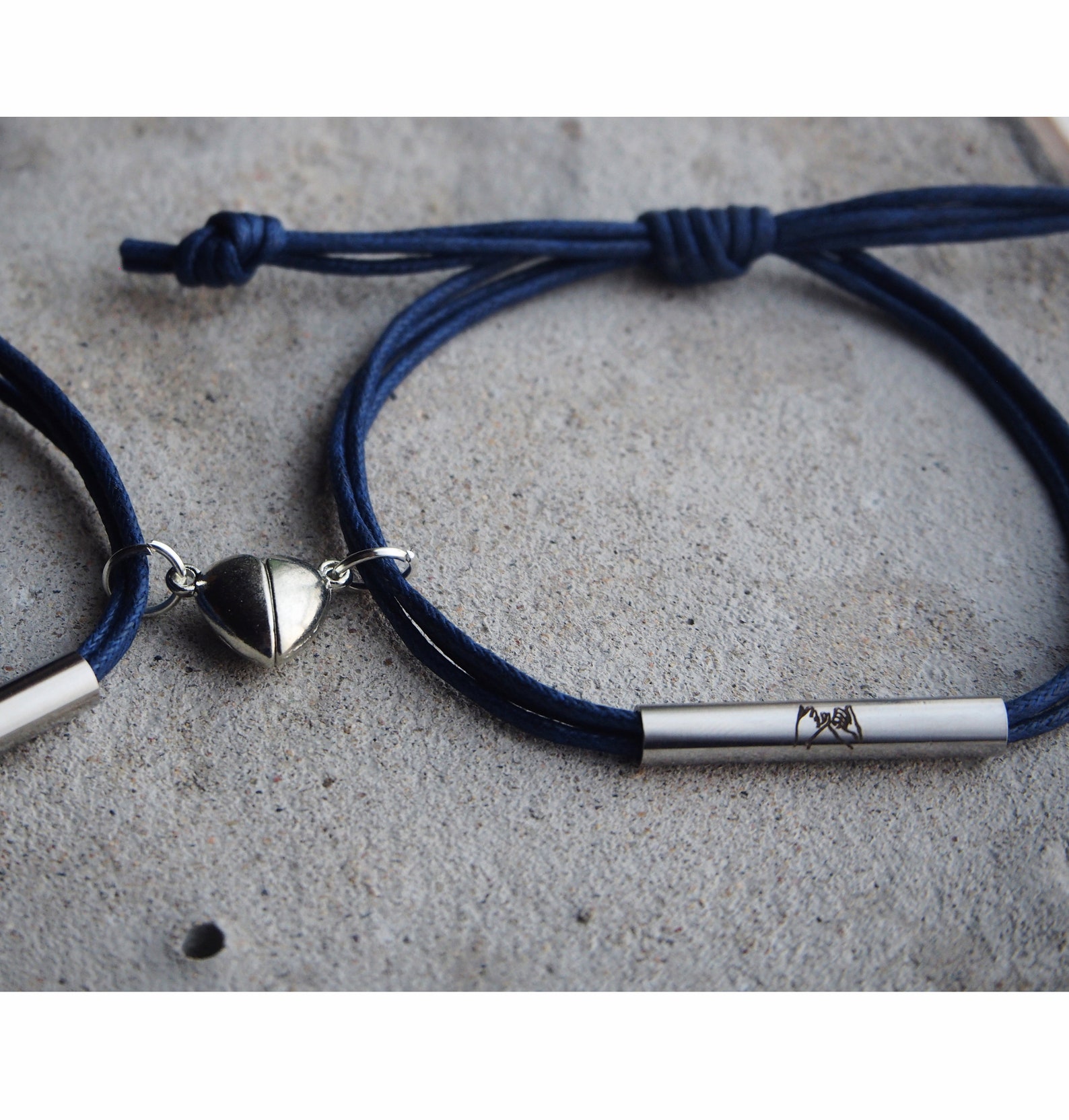 Pinky Swear Heart Magnets Bracelets for Couples Magnets - Etsy