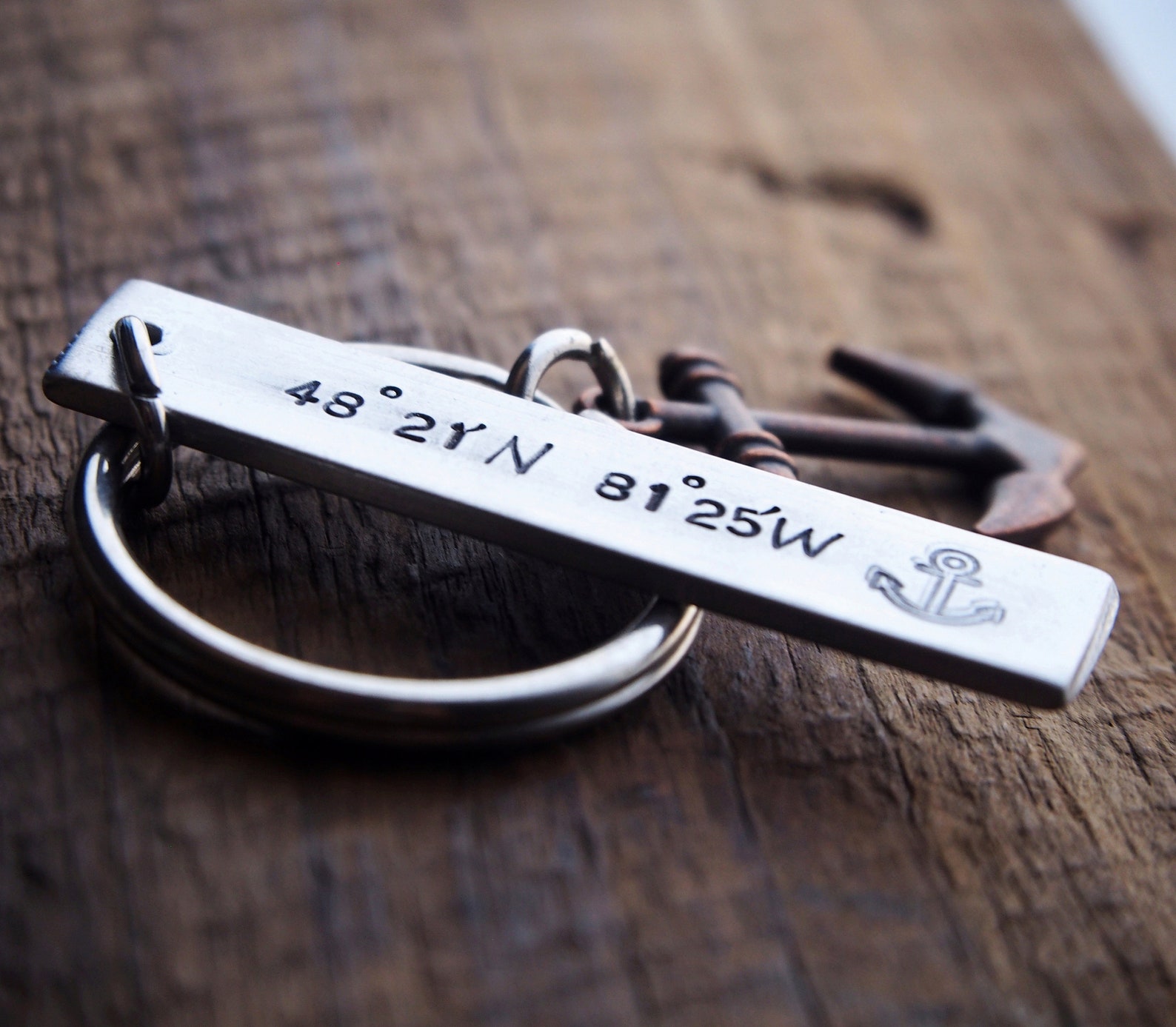 Team Member Coordinate Keychain for Family Members, Coordinate Key ...