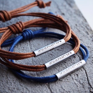 Couples Bracelets Sets, Coordinate Bracelets, Leather Coordinate ...