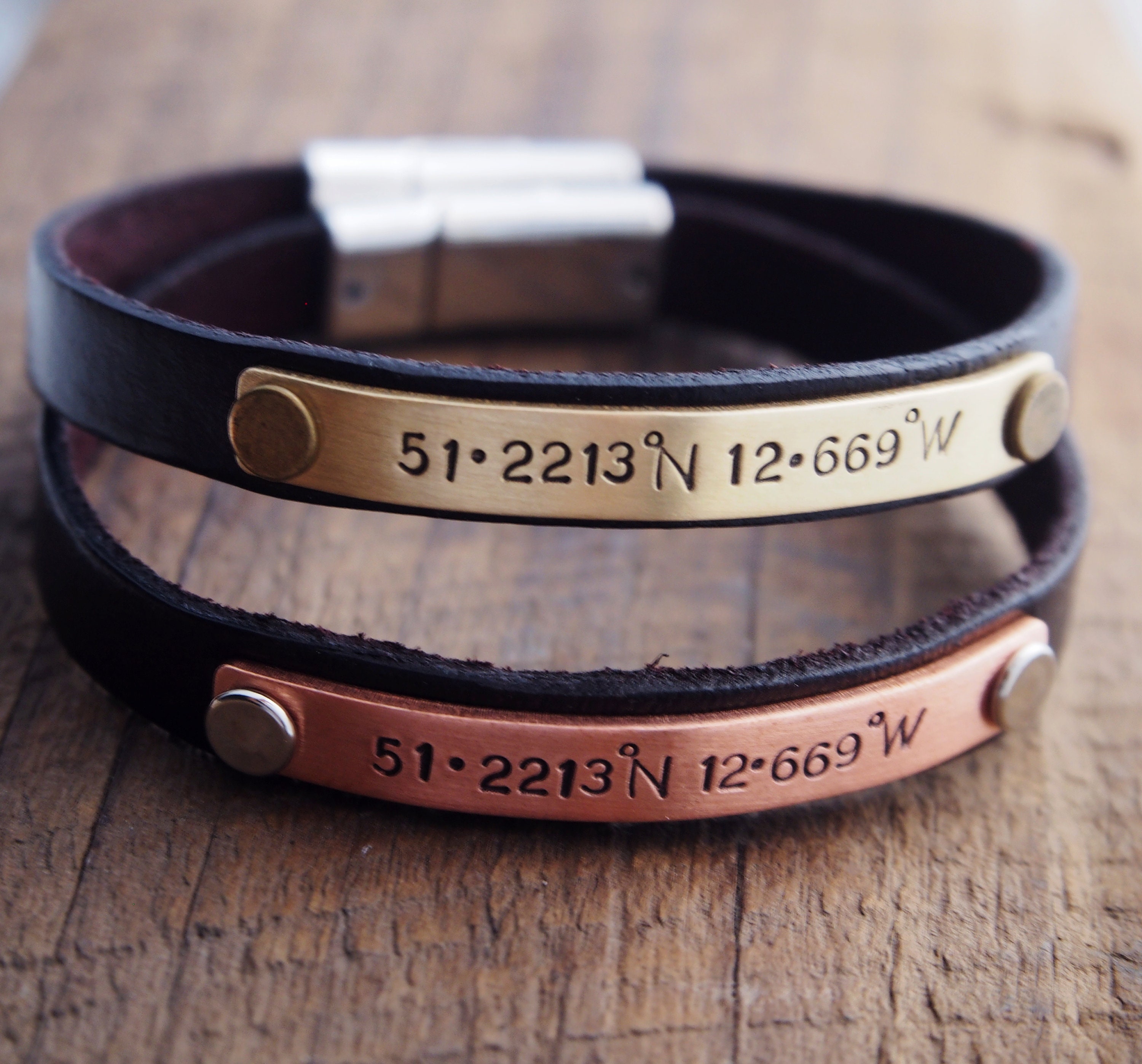 Customized Coordinate Bracelets Mens Coordinate Bracelets for - Etsy ...