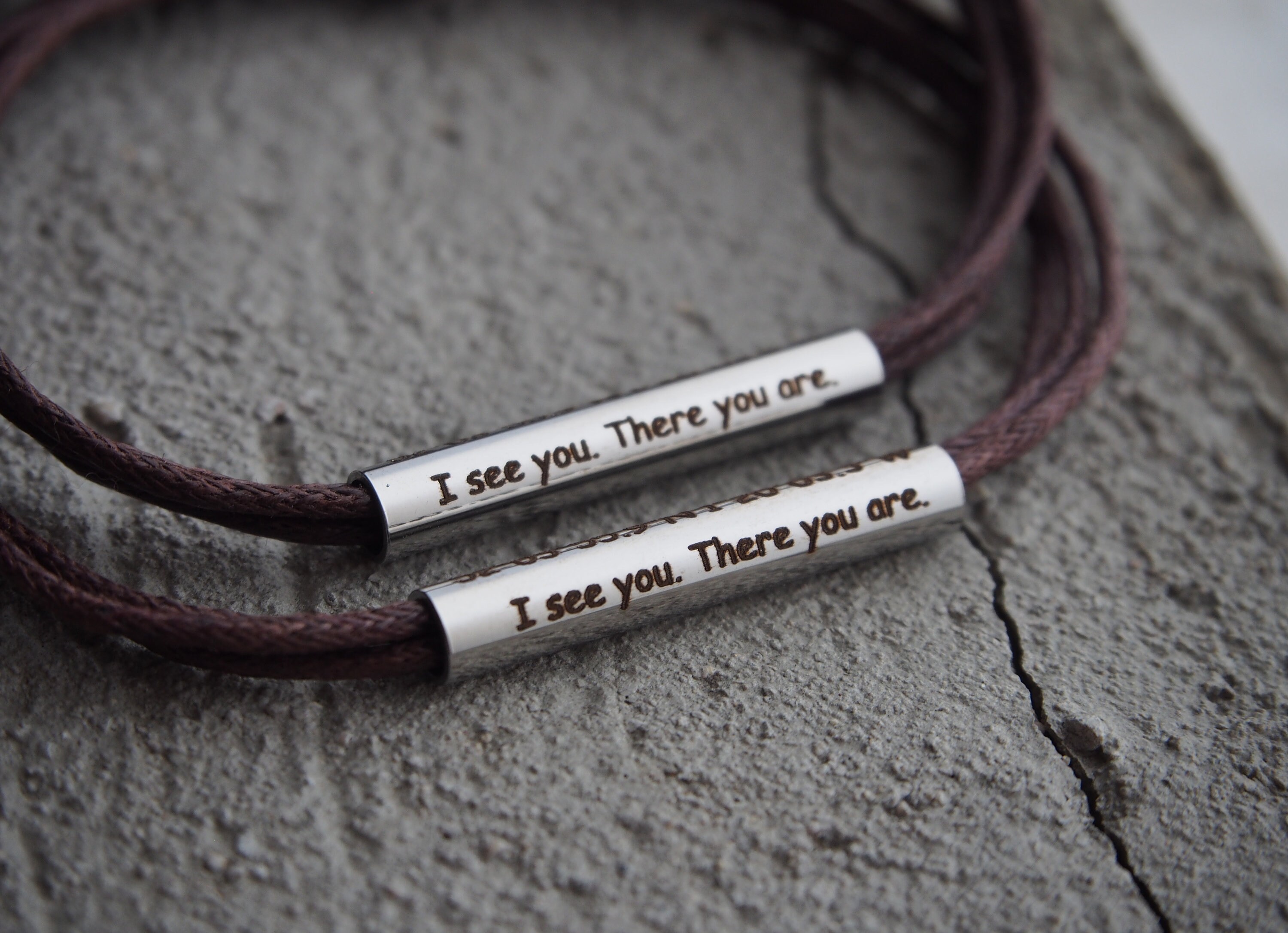 Together Always/ Couples Bracelet Set, Leather Couples Bracelet ...