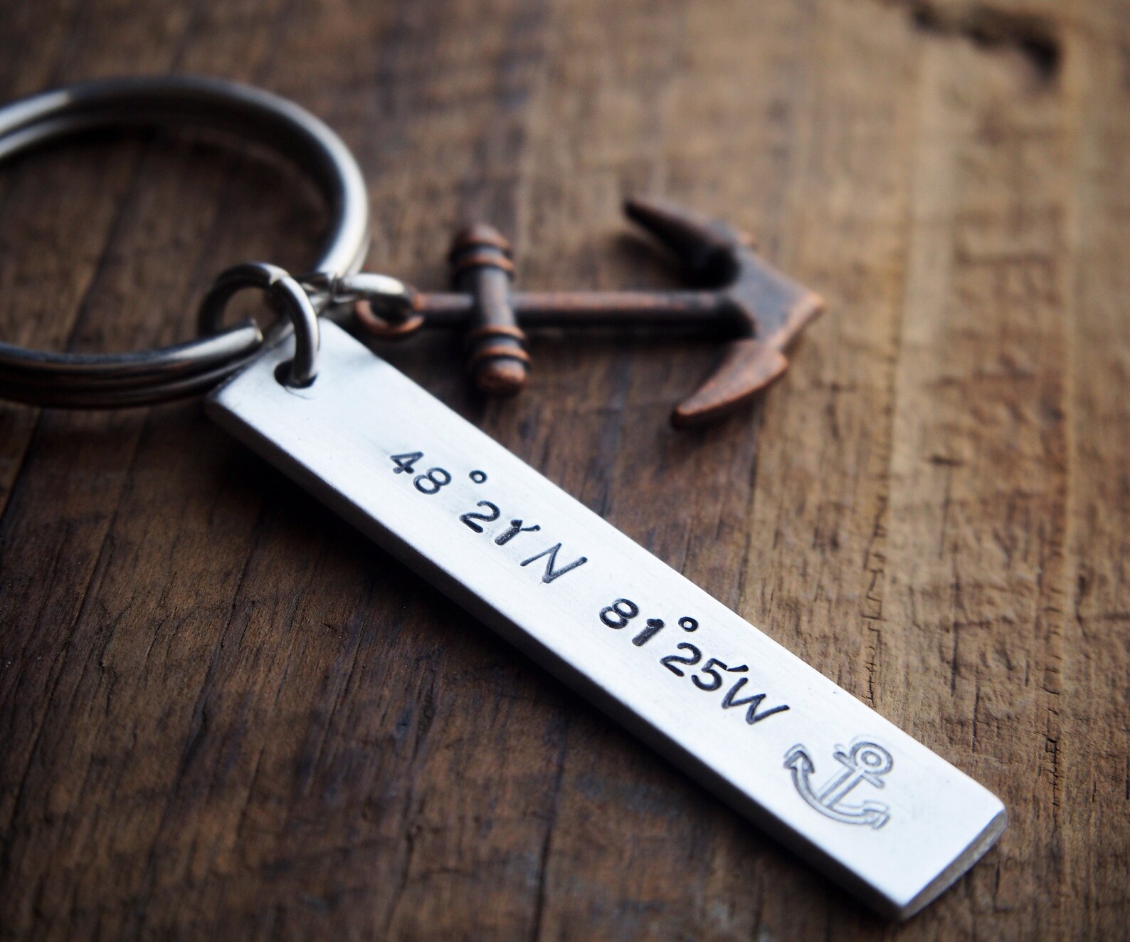 Team Member Coordinate Keychain for Family Members, Coordinate Key ...