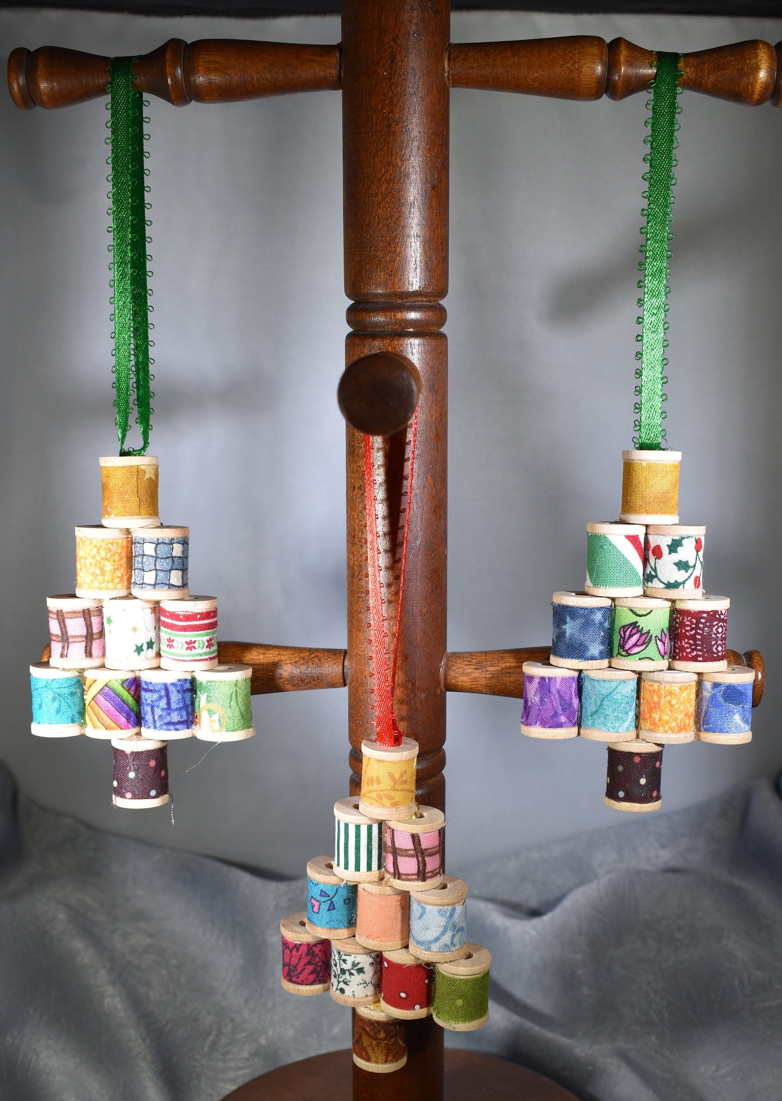 Spool Tree Christmas Ornament Large - Etsy