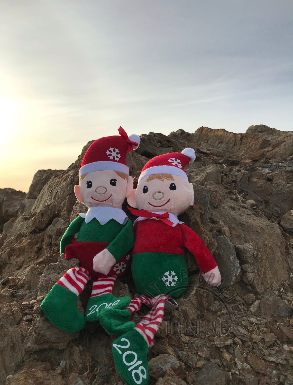 Personalized Christmas Elf/girl/boy Plush/with Glasses/adoption ...