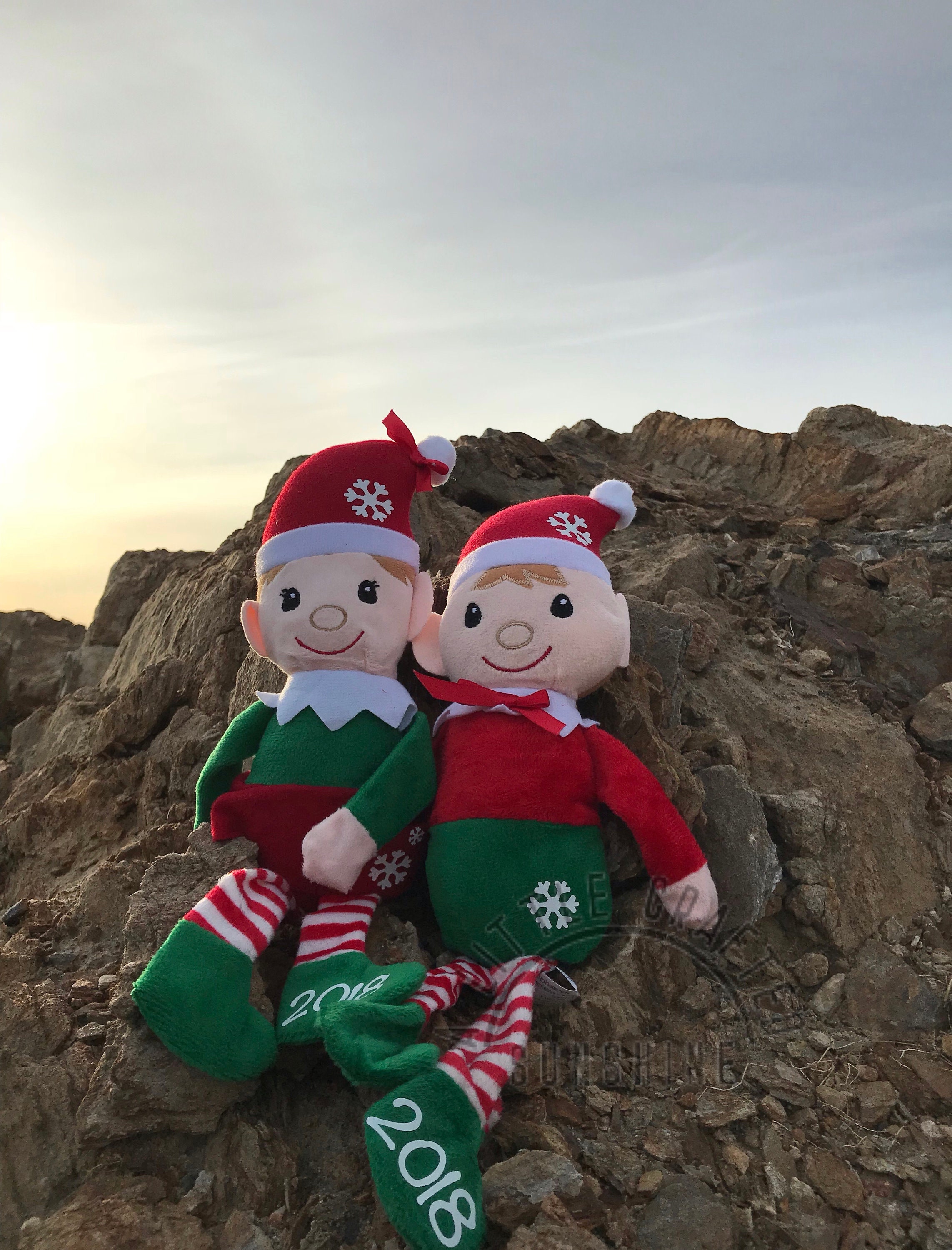 Personalized Christmas Elf/girl/boy Plush/with Glasses/adoption ...