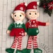 Personalized Christmas Elf/girl/boy Plush/with Glasses/adoption ...