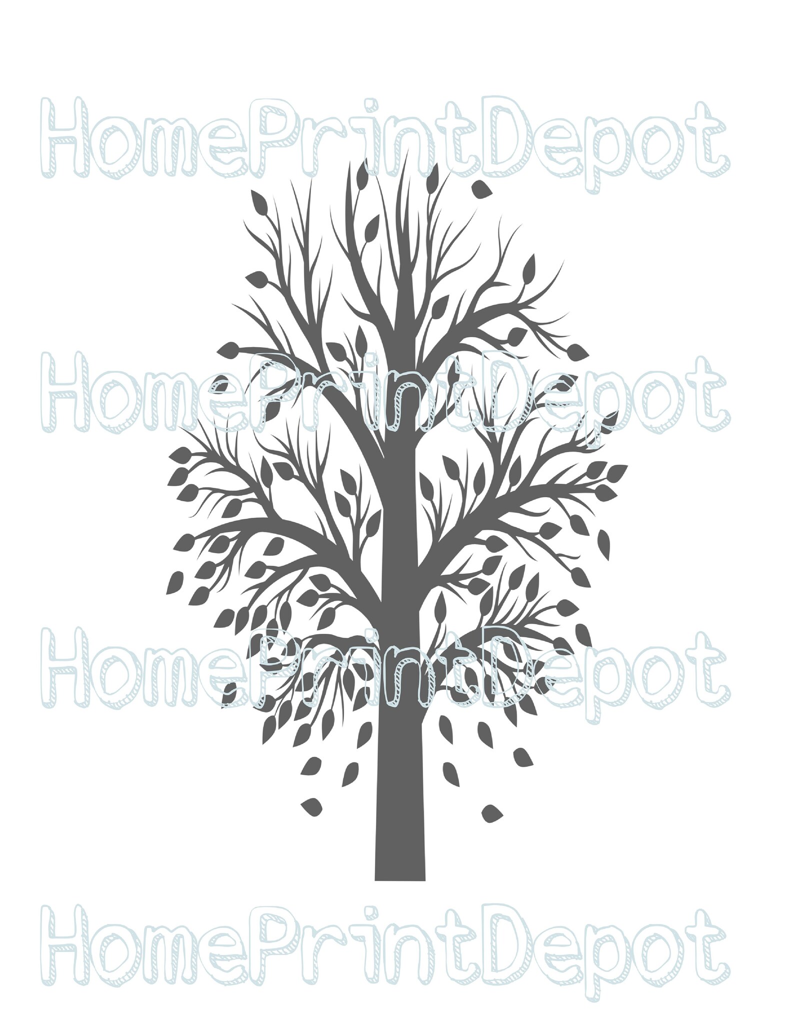 Set of 4 Seasons Black and White Wall Art Printable - Etsy Ireland