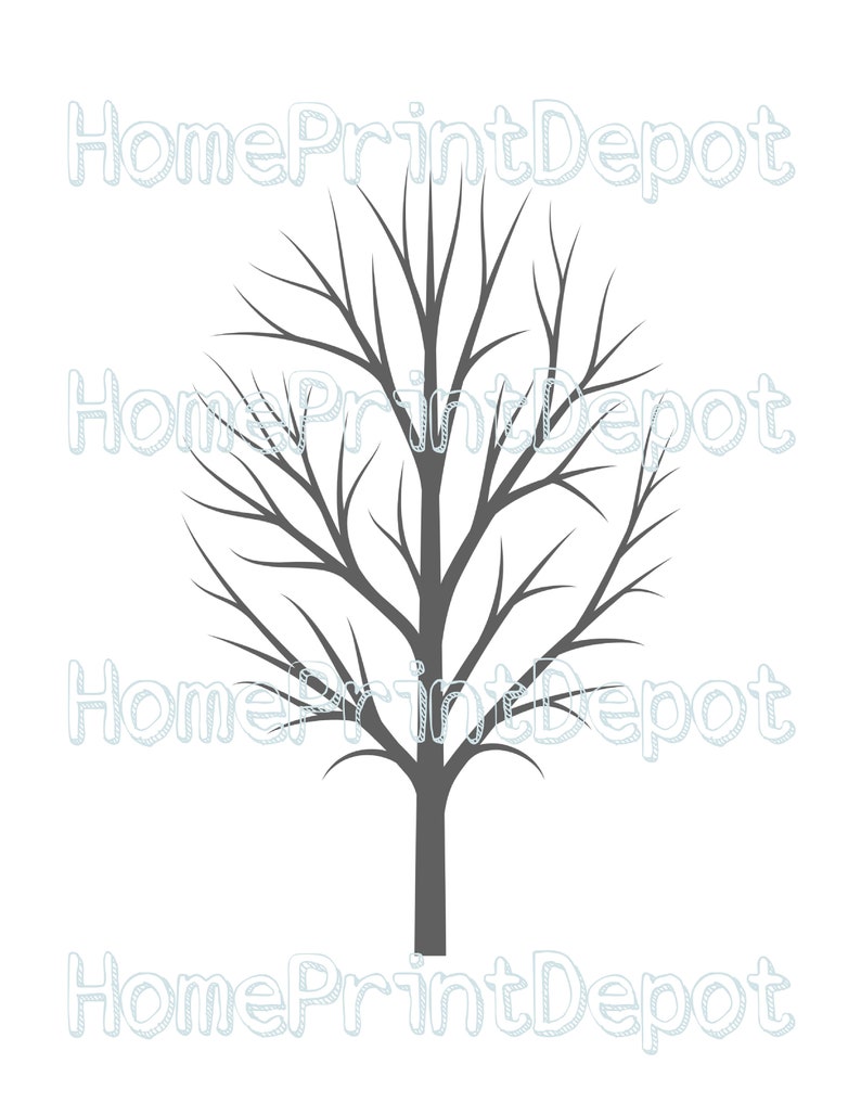 Set of 4 Seasons Black And White Wall Art Printable | Etsy