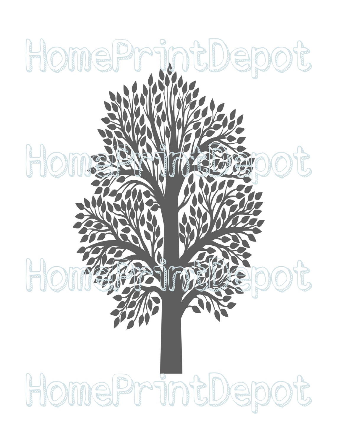 Set of 4 Seasons Black And White Wall Art Printable | Etsy