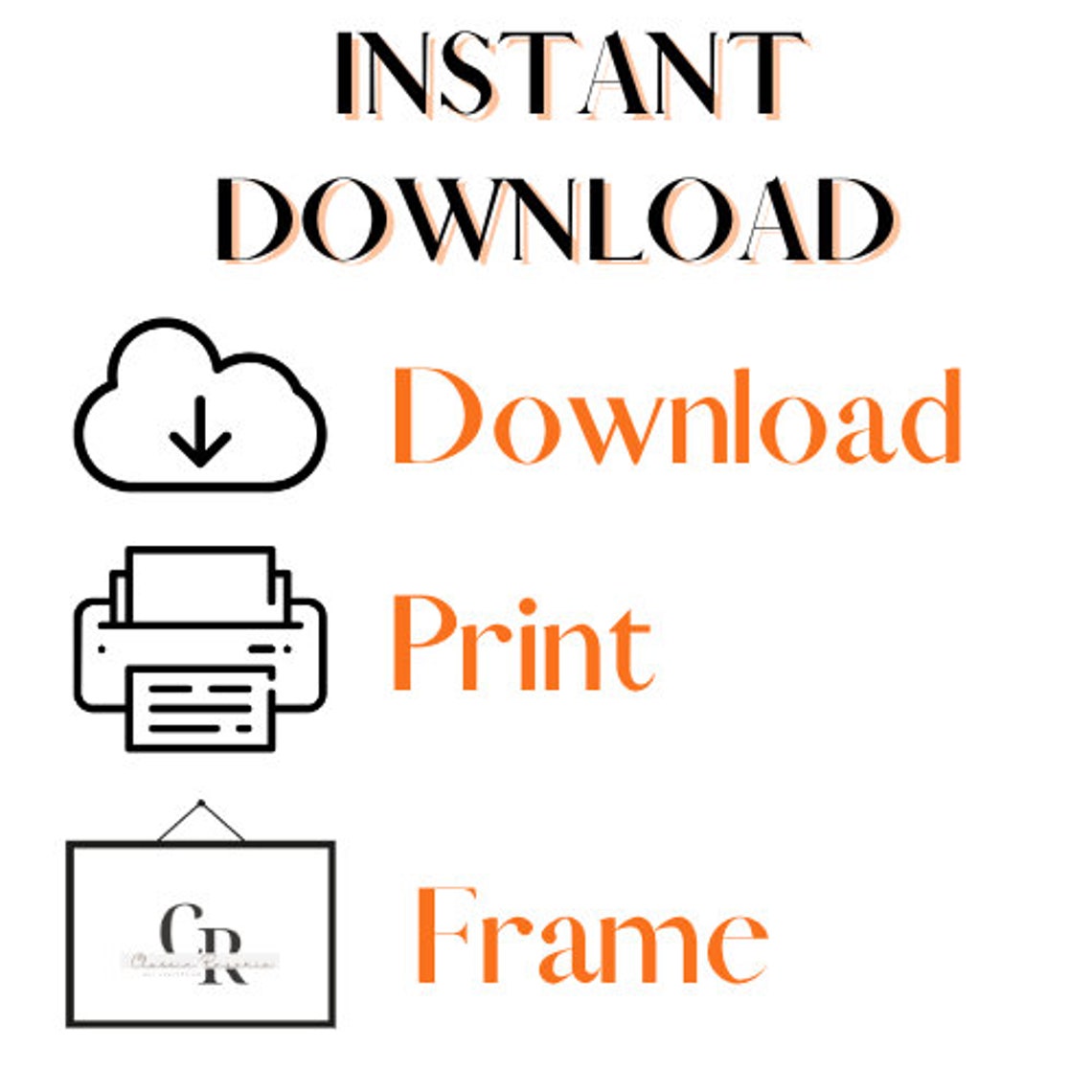 Set of 4 Seasons Black and White Wall Art Printable, Minimalist Art ...