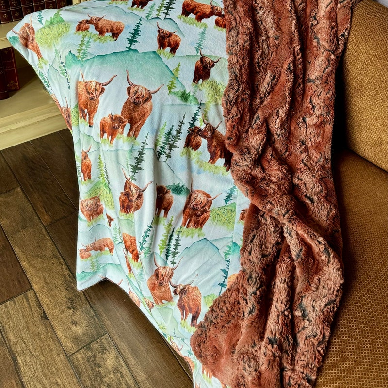 Cow Blanket for Men - Etsy