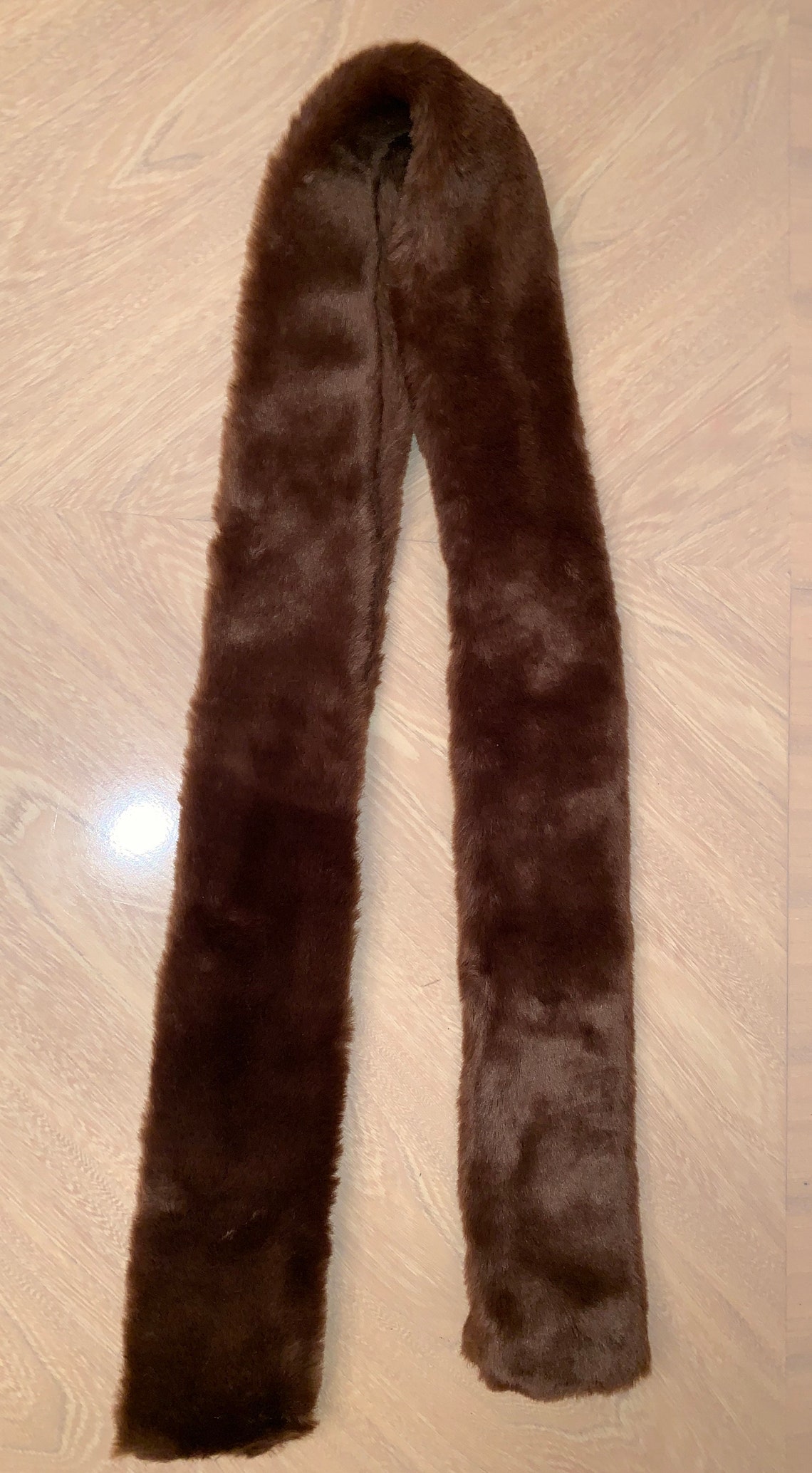 Beaver Faux Fur Scarf Faux Fur Boa Winter Scarf Accessory | Etsy
