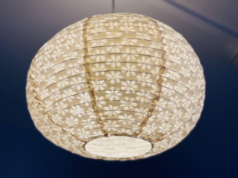 Handmade Paper Lamp Shades / Living Room Decorator Lamp Shade / Study ...