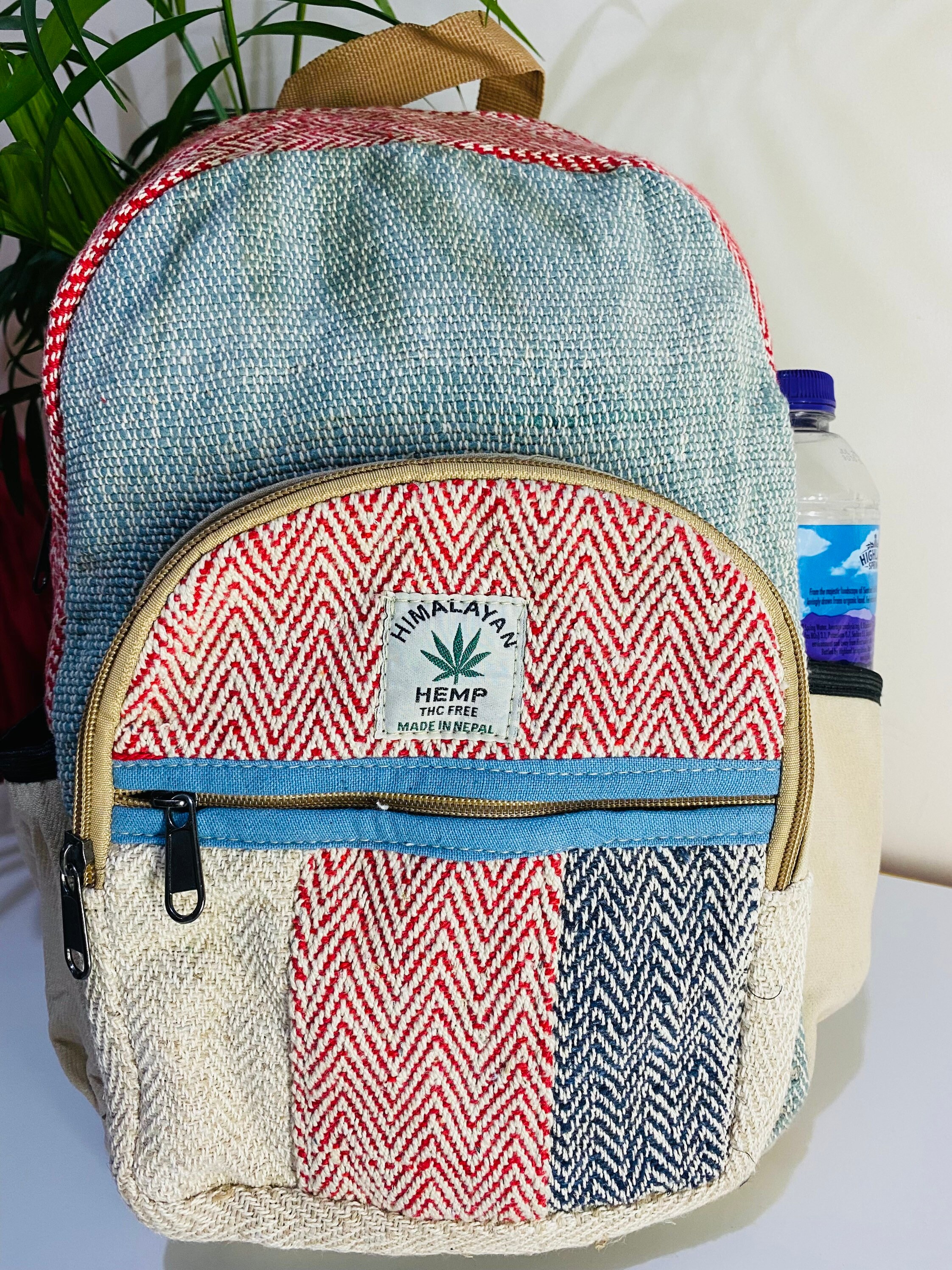 Handmade Hemp Backpack Natural Colours Organic Vegan & | Etsy