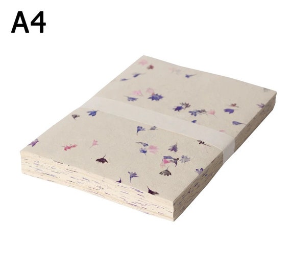 Petal Handmade Paper A4 Pack of 20 Sheets/ Nepal Handmade - Etsy