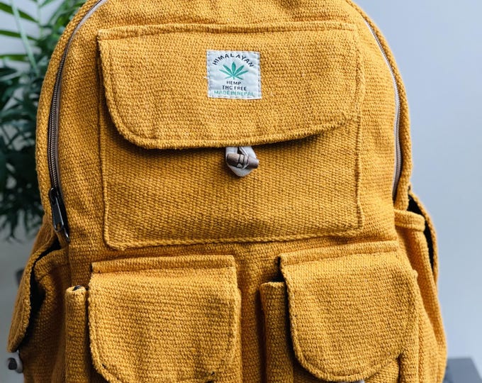 Himalayan 100% Hemp Bag, Hemp Backpack - Etsy Hong Kong