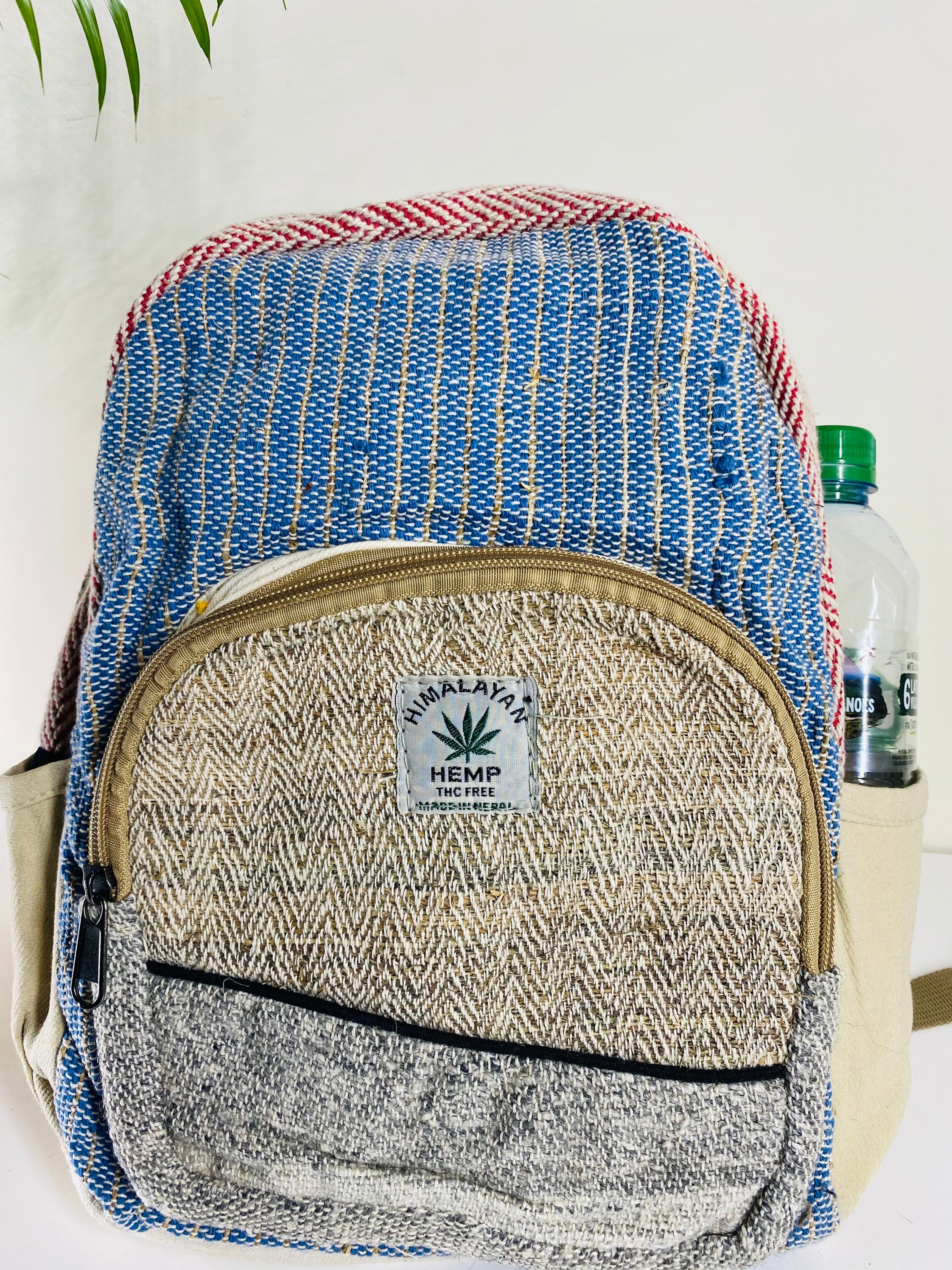 Handmade Hemp Backpack Natural Colours Organic Vegan & | Etsy