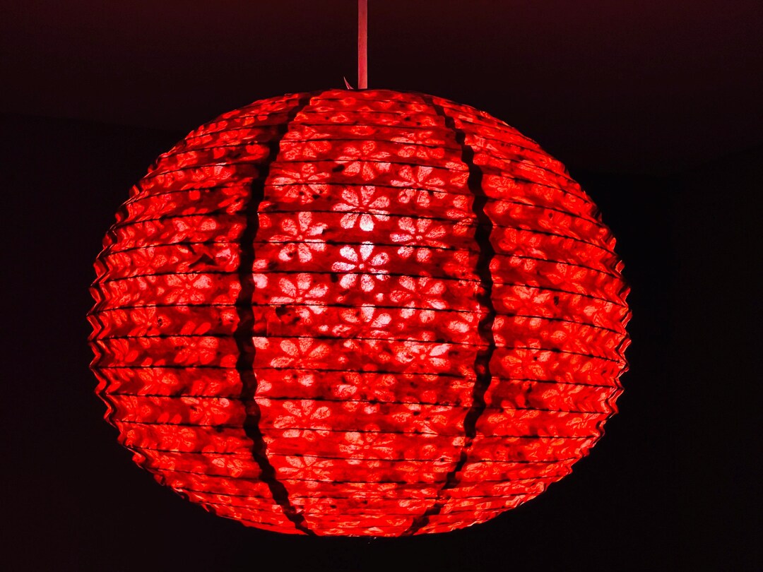 Handmade Paper Lamp Shades / Living Room Decorator Lamp Shade / Study ...