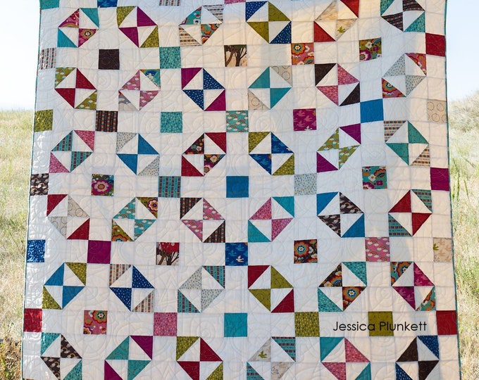 Around the Square PDF Quilt Pattern | Modern Quilt Pattern | Beginner ...