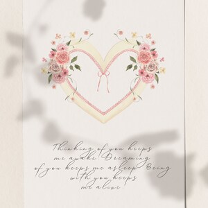 Vintage Valentines Clipart Watercolor Wild Flowers Floral Wreath Cupid ...