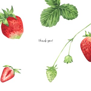 Watercolor Strawberry Clipart Summer Berry Strawberries Harvest Food ...