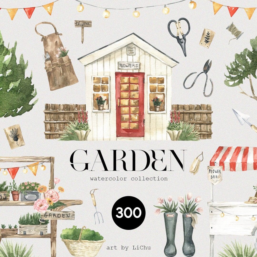 Watercolor Houses Country Farm House House Drawing of a Logo Cottage ...