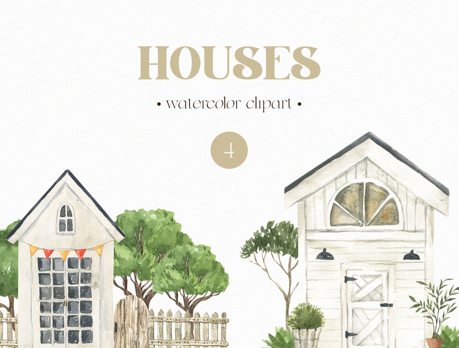 House Logos Clip Art