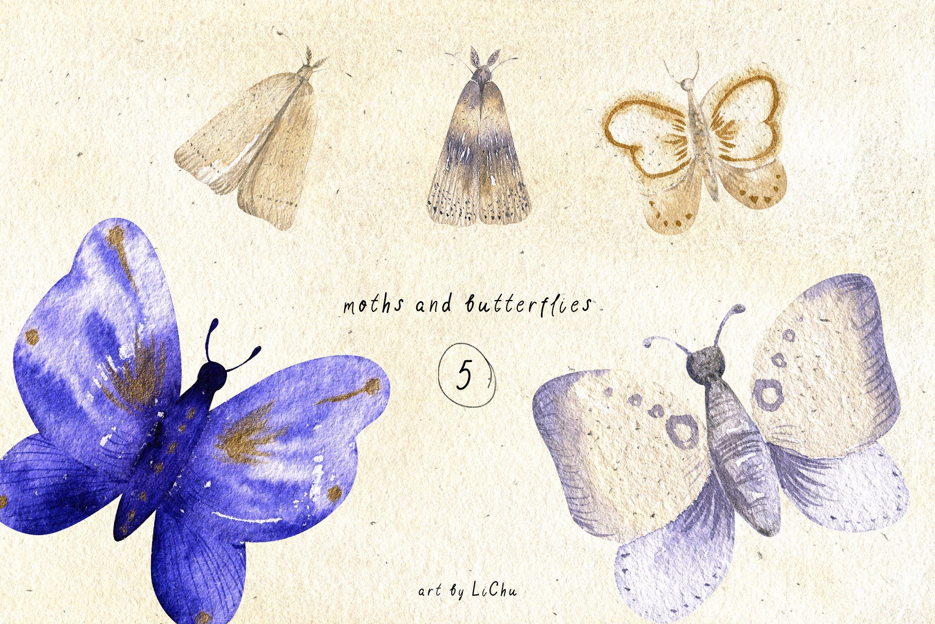 Watercolor Butterfly Clipart insect romantic butterfly baby | Etsy