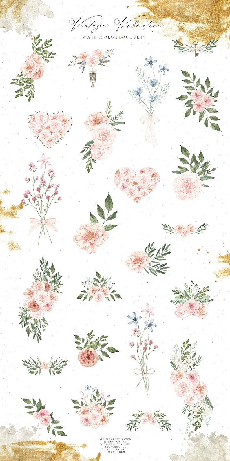 Boho Watercolor Flowers Pink Bouquets Floral Wedding Invite - Etsy