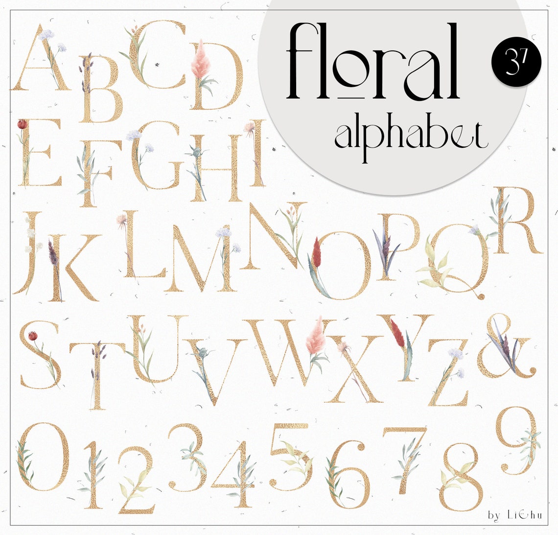 Watercolor Boho Flowers Hydrangea Clipart Floral Leaves | Etsy