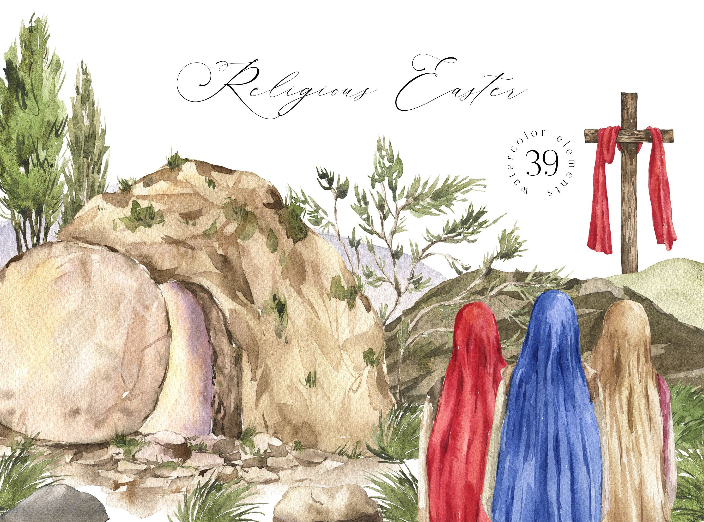 Religious Easter Christian Baptism Invitation First - Etsy