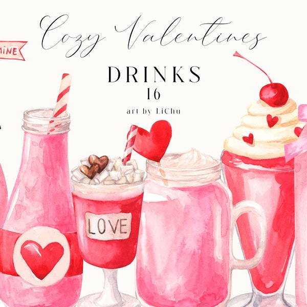 Pink Drink Clip Art - Etsy