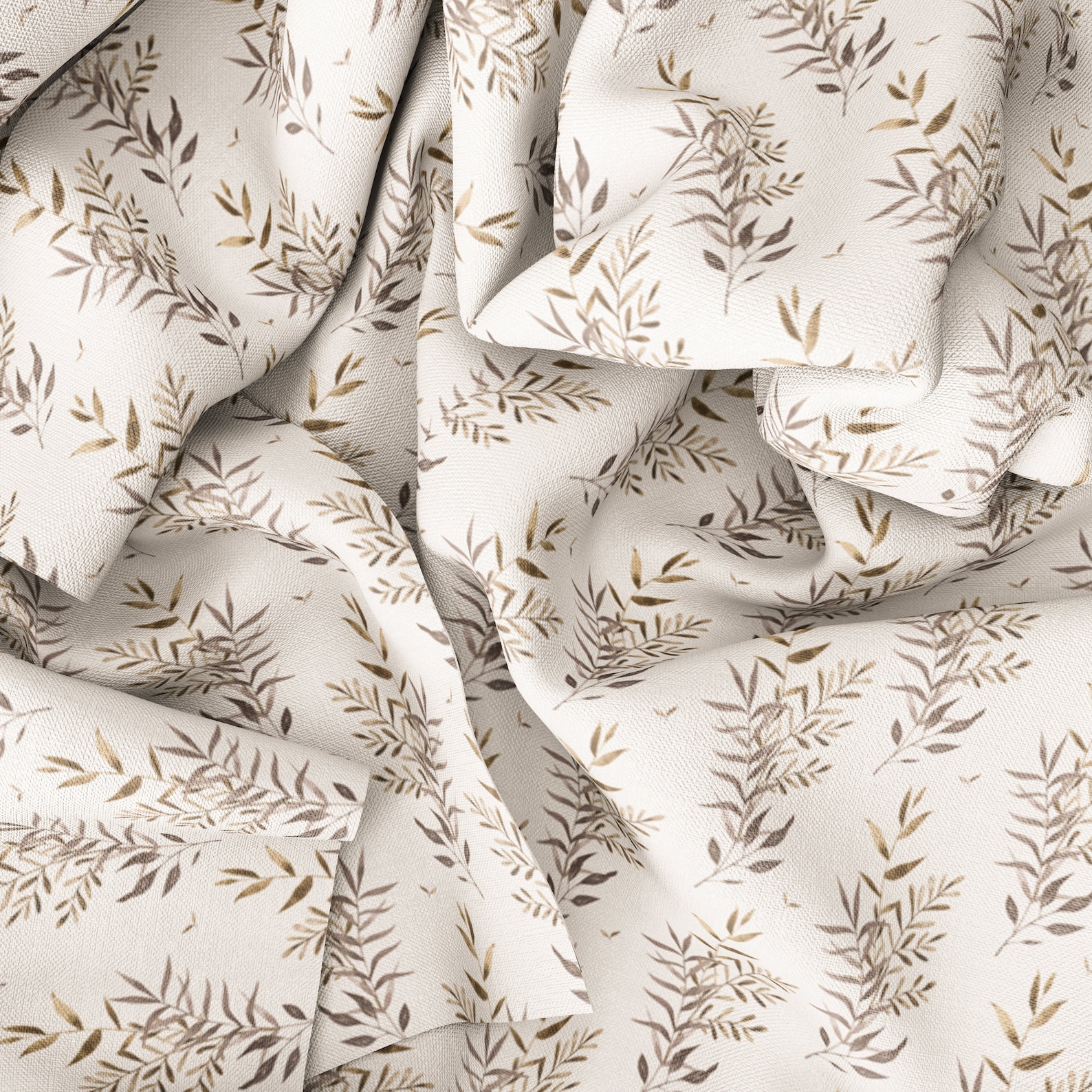 Bronze Eucalyptus Clipart Watercolor Brown Leaves Bouquets Fall Leaf ...